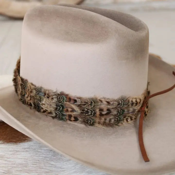 Western Feather Hat Band - Moab – Bespoke Hat Co
